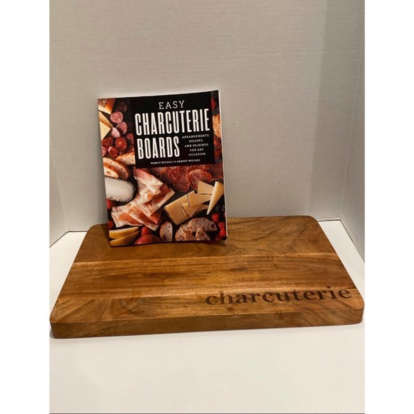 Art | Charcuterie Board And Easy Charcuterie Recipe Book Set New | Poshmark